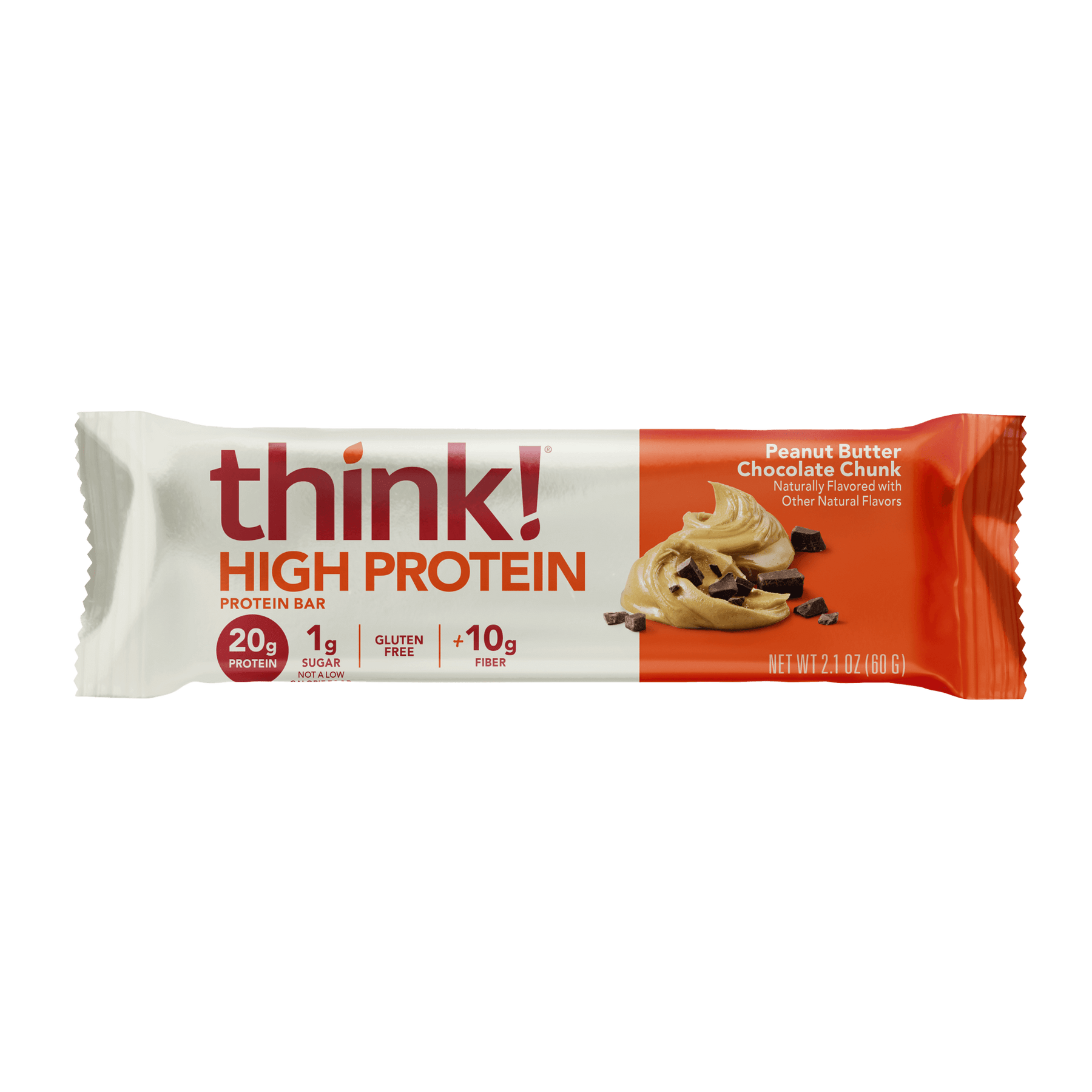 High Protein Bar, Peanut Butter Chocolate Chunk – Think Products